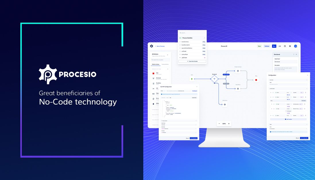Great beneficiaries of No-Code technology