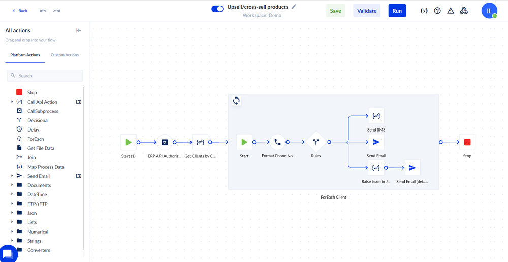 Digitalization for the future using a no/low-code approach